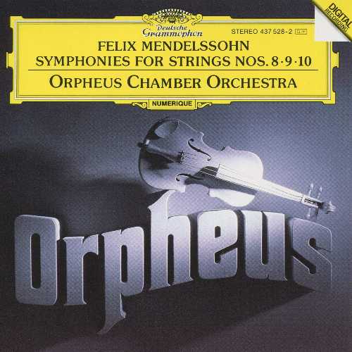 タイトル: Mendelssohn: Symphonies for Strings Nos. 8, 9, 10アーティスト: Felix Mendelssohn; Orpheus Chamber Orchestra発売元: Deutsche...