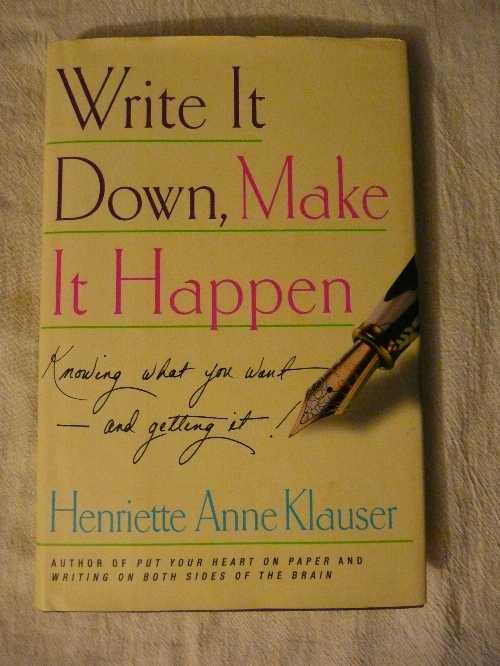タイトル: Write It Down Make It Happen: Knowing What You Want and Getting It著者: Henriette A Klauser出版社: Scribner出版日: 2000年01...