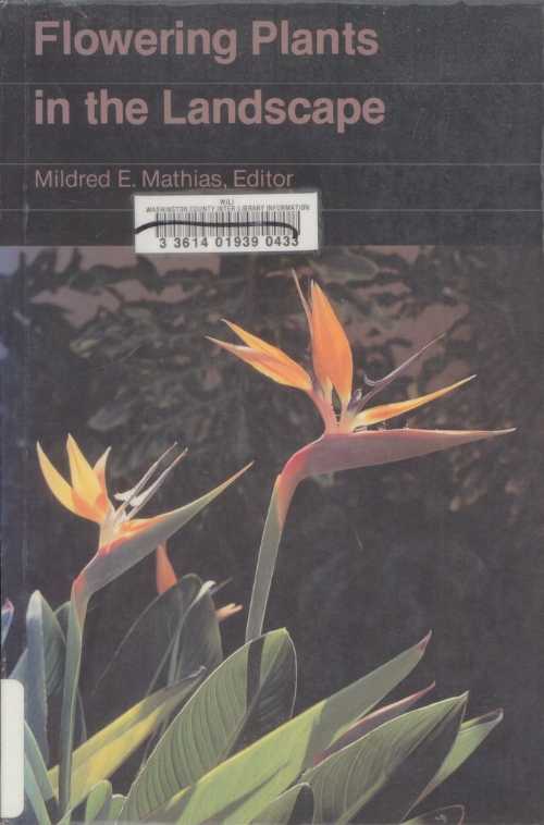 タイトル: Flowering Plants in the Landscape著者: Mildred E Mathias出版社: University of California Press出版日: 1985年02月07日古本ほぼ新品。傷み...