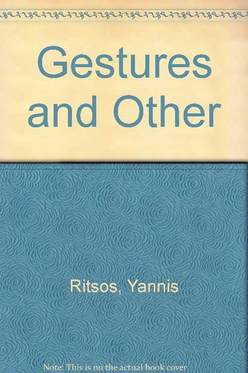 タイトル: Gestures and Other著者: Giannes Ritsos出版社: Penguin Books出版日: 1972年01月31日古本良い。端の摩耗が中程度。製本状態良好。本文にマーキングがある場合があります。図書館か...