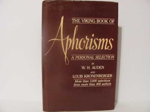 タイトル: Viking Book of Aphorisms著者: W H Auden出版社: Dorset Press出版日: 1920年01月01日古本非常に良い。端が少し摩耗しているが、汚れのないきれいな本。製本状態は良好。ダスト ジ...
