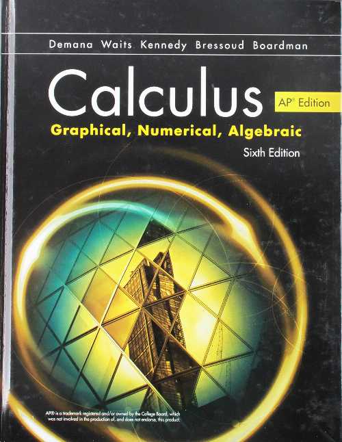 タイトル: Advanced Placement Calculus Graphical Numerical Algebraic Sixth Edition High School Binding Copyright 2020著者: Fran...