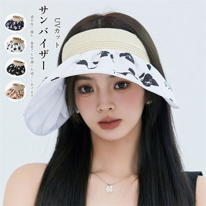 商品詳細 ■カラー：ブラック ホワイト ネイビー ベージュ ■フリーサイズ(cm)： 頭周り約56~58cm ■素材:ポリエステル ※記載のないアクセサリー、小物等は付属しません。 ●こちらの商品は平置きで測ります、若干の誤差が生じる場合が...