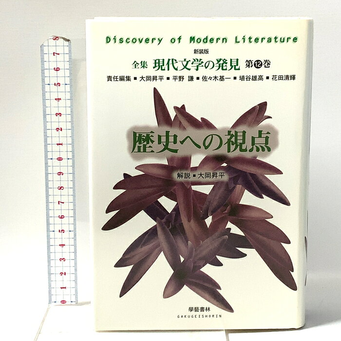 【中古】歴史への視点 新装版 全集 現代文学の発見 第12巻 学芸書林 大岡昇平　SKU04Z-260828023011001-000　jan9784875170709　コンディション中古 - 可　コンディション説明月報付き。表紙にスレ、ヨ...