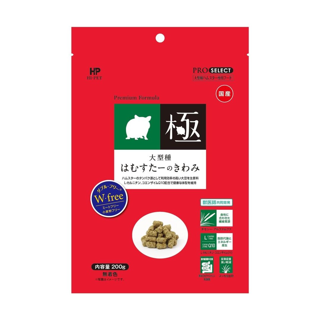 商品情報原材料大豆類（脱脂大豆、きな粉、おから）、コーンミール、ふすま等糟糠類、牧草（アルファルファ、チモシー）、グルコース、にんじん、大豆プロテイン、ミルワーム、炭酸カルシウム、食塩、ビタミンミックス、ミネラルミックス、難消化性デキストリ...