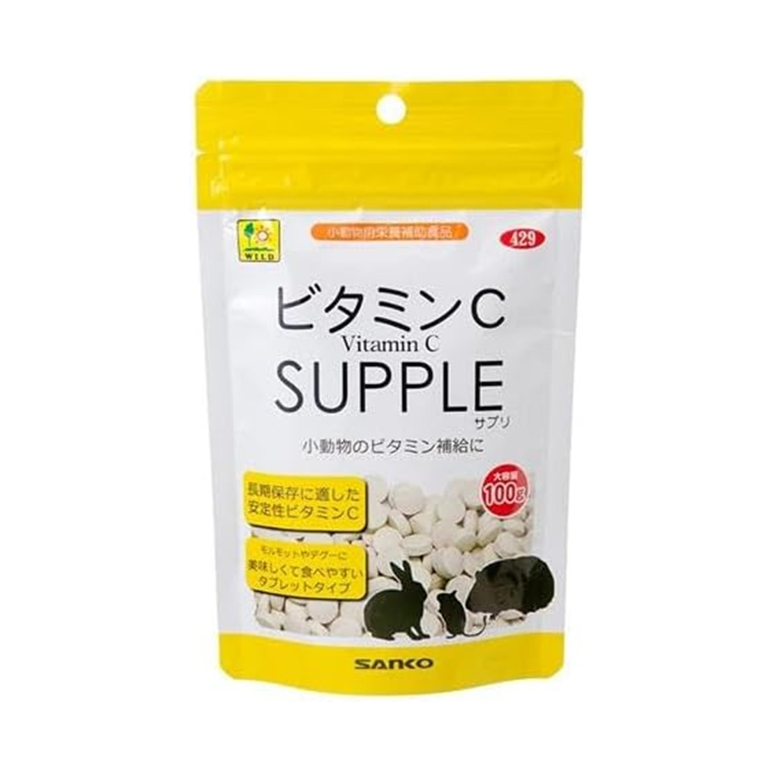 商品情報原材料澱粉、コーンスターチ、脱脂粉乳、粉糖、　フラクトオリゴ糖、ビタミンC、アップルファイバー保証成分粗タンパク質：4．4％以上、粗脂肪：0．1％以上、粗繊維：0．4％以下、粗灰分：3．6％以下、水分：7．4％以下内容量100gSA...