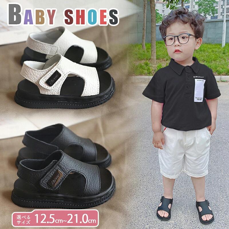 商品詳細 商品名 子供 サンダル 素材 ゴム、PU、その他 色 ホワイト、ブラック サイズ 内寸12.5～21CM ※サイズは0.3-0.5cm程度の誤差があります、ご容赦下さいませ。 セット内容 シューズ単品 生産国 中国 注意事項 ※サ...