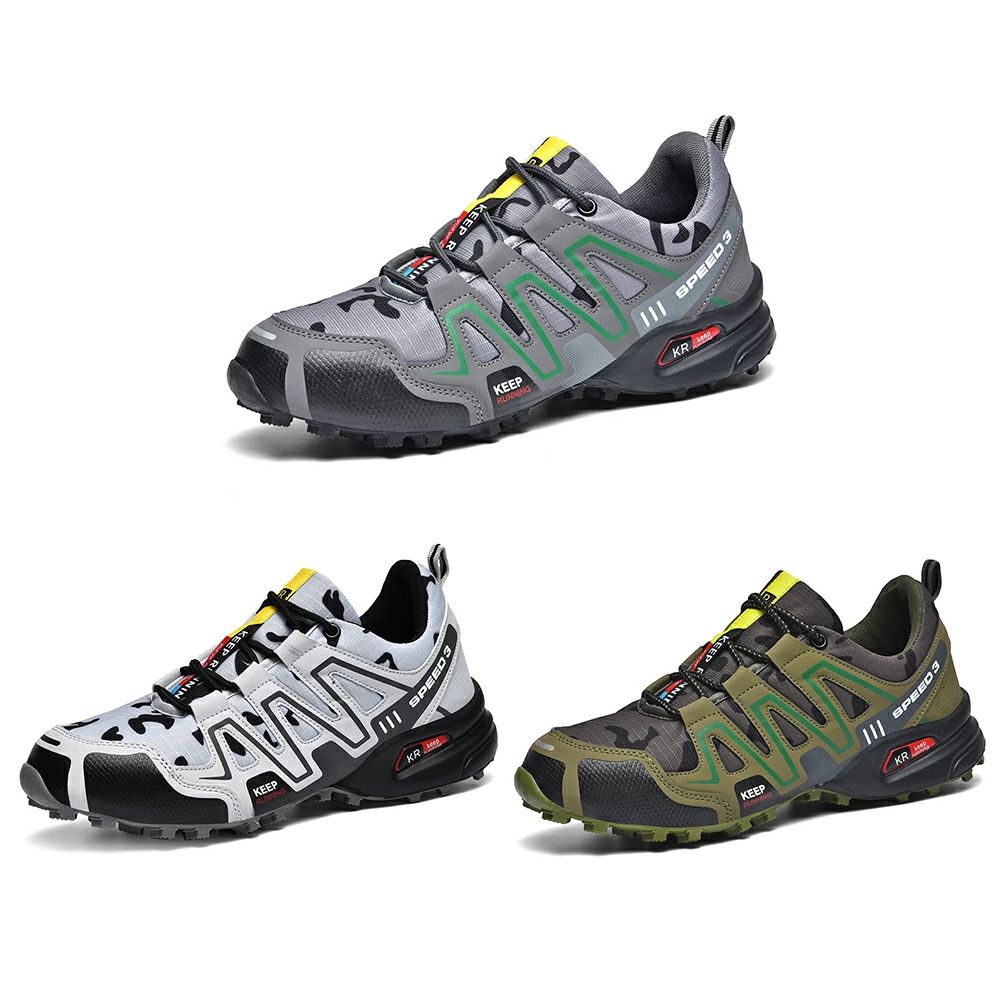 クライミングシューズ メンズ 登山靴 アウトドア ハイキングシューズ 防滑 ローカット ウォーキングシューズ 防水 防滑 メンズ 厚底 24.5cm-29.0cm 足への衝撃や疲れを軽減させるソールユニットは、滑り止めできと同時に弾力性も抜...