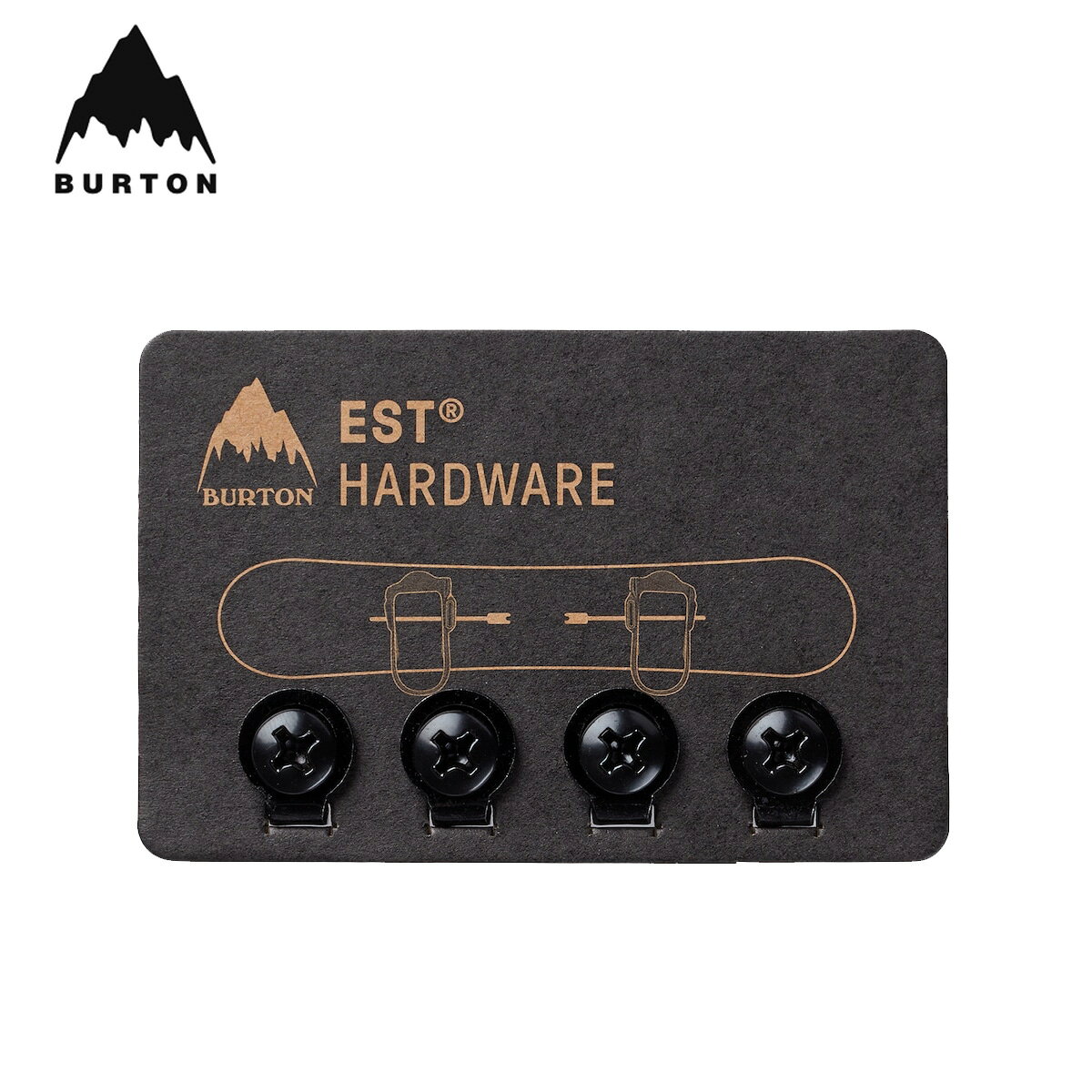 26-27モデル ■BURTON EST Comp kit （バートン EST コンプ キット） ESTビンディング専用 うっかりネジをなくしてしまっても、慌てることはありません。 ●BURTONの保証：1年保証 ※パッケージのデザインが予...
