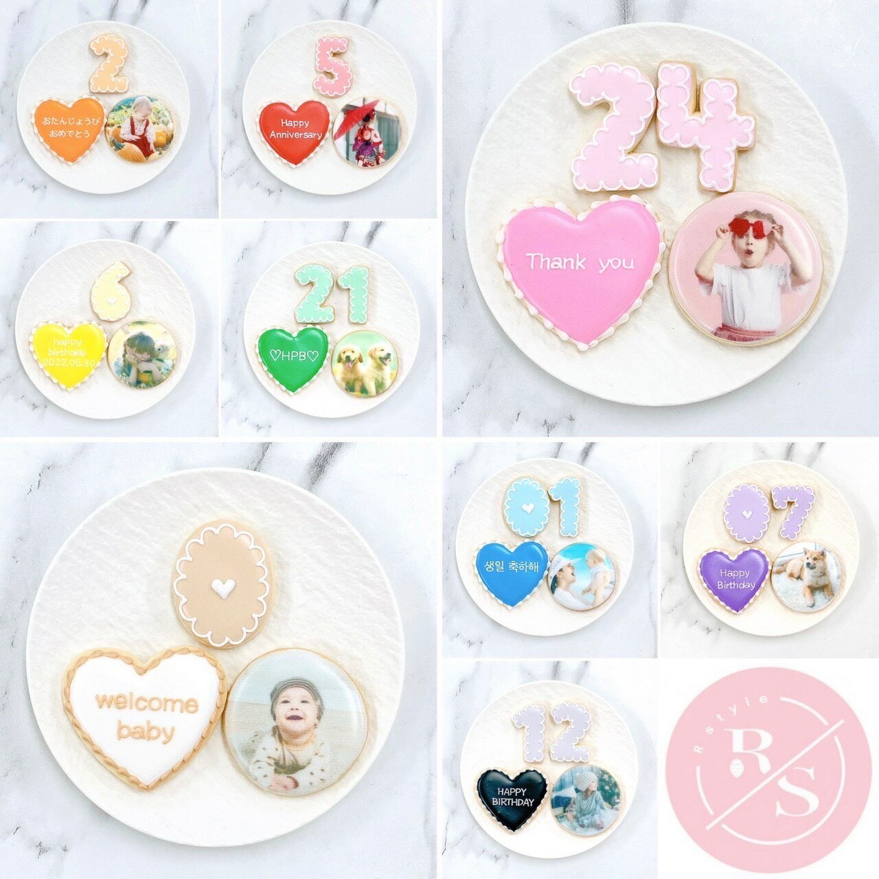 商品情報 名称 プリントクッキーセット♪ 原材料名 小麦粉、砂糖、バター、卵、塩、メレンゲパウダー、レモン果汁、着色料（二酸化チタン、赤色3号、赤色40号、黄色4号、黄色5号、青色1号、青色2号、赤102、赤106、銀） 内容量 ・数字クッ...