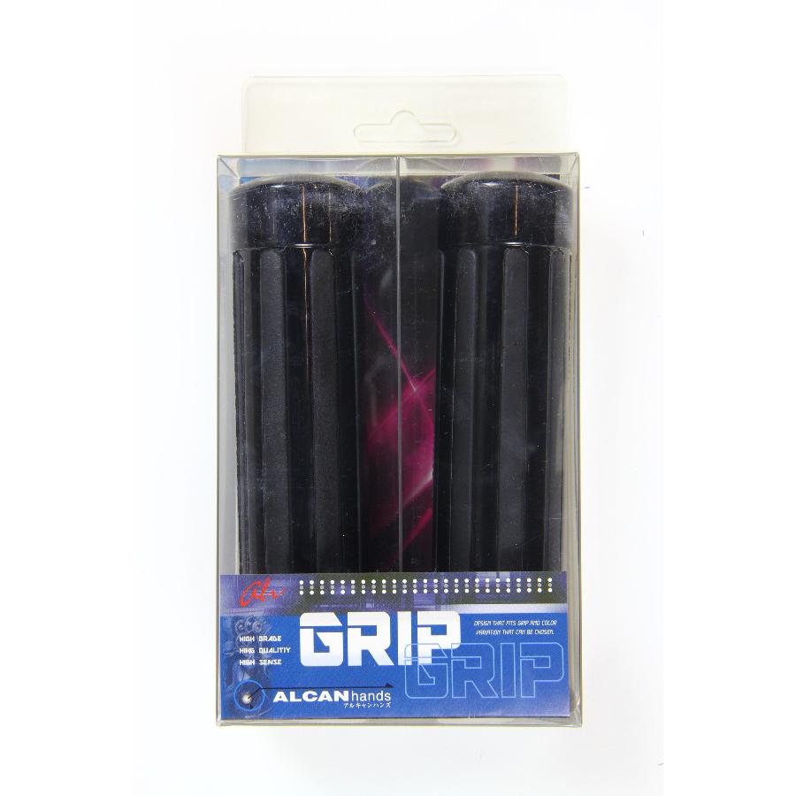 メーカー名：アルキャンハンズメーカー品番：G00002B販売備考：R側内径:φ25、L側内径:φ22、グリップ全長:153mm。タイプ：ブラックレール色[カラー]：ブラック（ブラック）材質[素材]：アルミ内径：右側内径:φ25/左側内径:φ...
