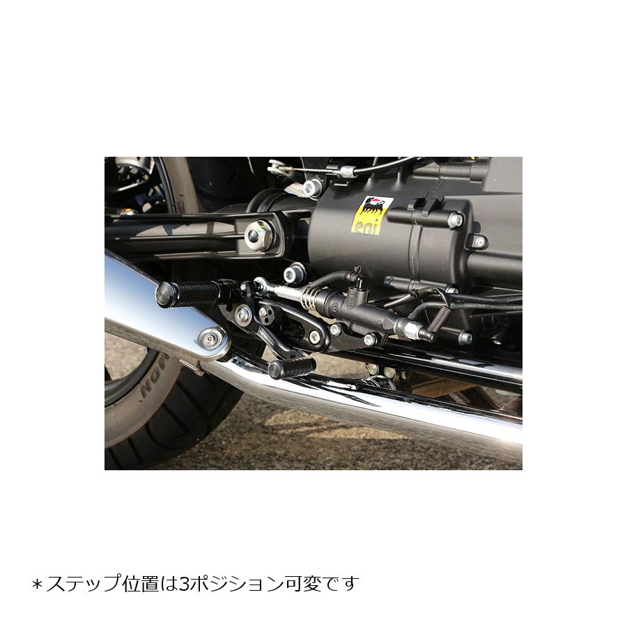 メーカー名：ベビーフェイスメーカー品番：002-MG02BKV7用のステップキットです。ポジションは3カ所可変で、お好みのステップ位置をお選びいただけます。ブレーキペダルの軸受けには、精密ベアリングをダブルで組み込み、スムーズなペダル操作が...