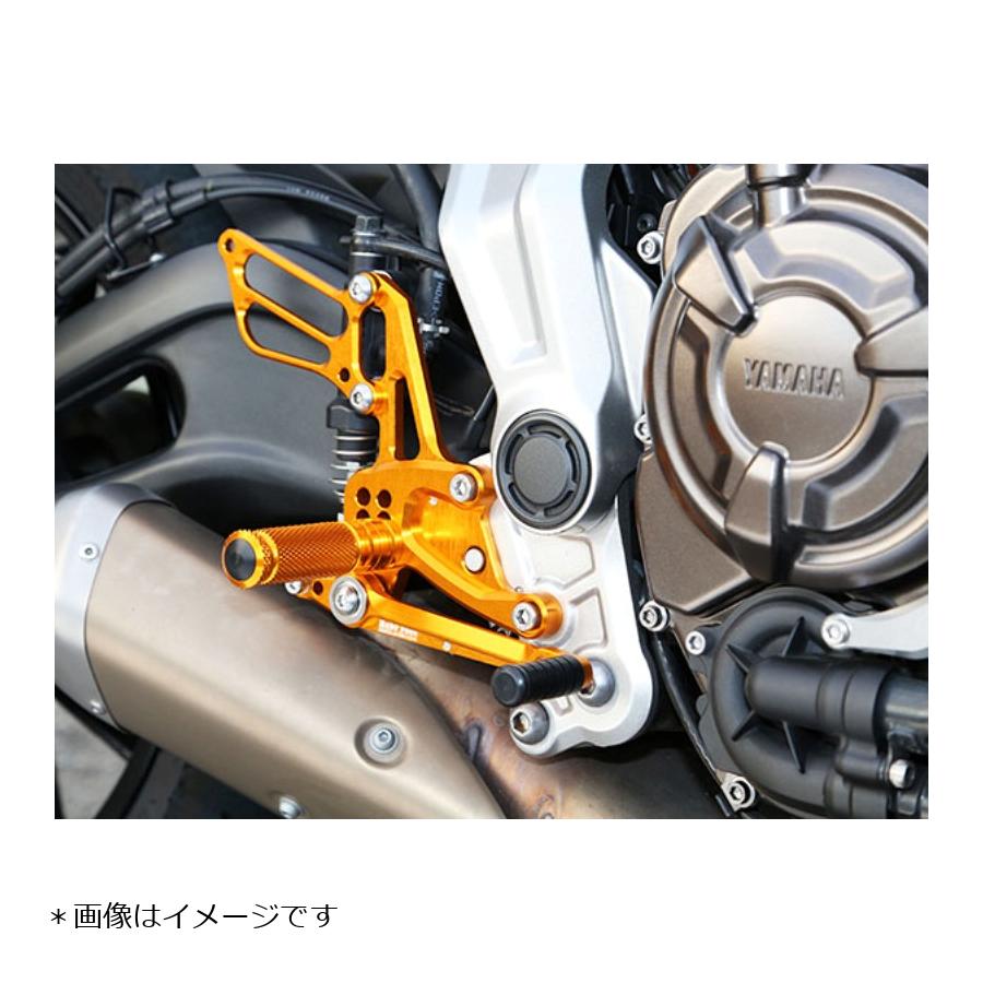メーカー名：ベビーフェイスメーカー品番：002-Y019GDMTシリーズで最もコンパクトな、MT-07用のバックステップキットです。 街乗りからワインディング、そしてスポーツライディングまでを考え、ステップ位置を5ヶ所から選択していただける...
