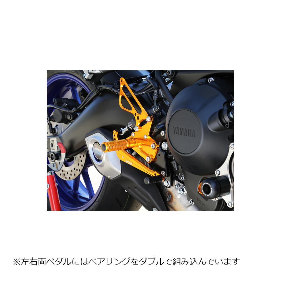 メーカー名：ベビーフェイスメーカー品番：002-Y020GDMT09 用のバックステップキット、ノーマルシフトパターンモデルです。 街乗りからスポーツ走行まで、様々な走行シーンを考え、ノーマルシフトパターンモデルと、逆シフトパターンモデルを...