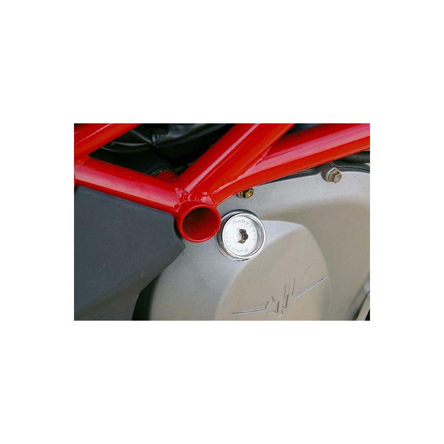 メーカー名：ベビーフェイスメーカー品番：005-EM001SV販売備考：F4/ブルターレ専用　M25/P1.5 ＊キャップ側の6角ホールの形状に合わせたデザインの専用レンチは別売です。色[カラー]：シルバー材質[素材]：アルミ仕様：イタズラ...