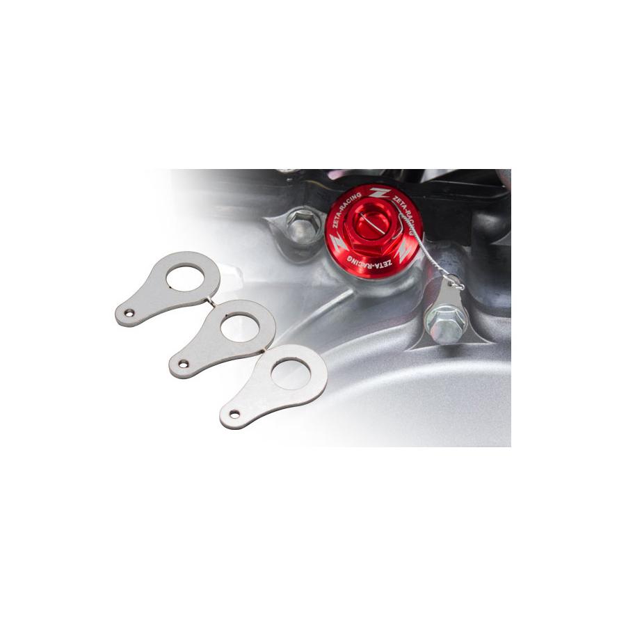 メーカー名：ディーアールシーメーカー品番：D58-20-1112019/02/21セーフティワイヤープレート オイルドレンボルト・エンジン・ミッションオイルキャップにワイヤーロックをする際に便利。クランクケースボルトなどに挟み込むだけで簡単...