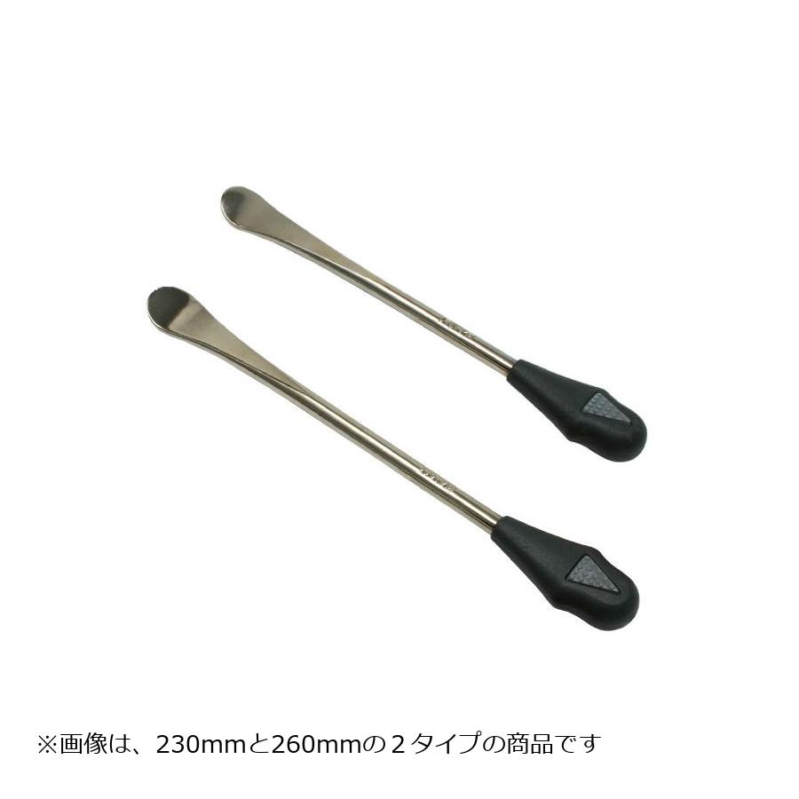 メーカー名：ディーアールシーメーカー品番：D59-10-113販売備考：仕様変更 グリップの部分がブラックに変更しています幅広のスプーンエリア角度はタイヤの脱着がしやすくする事で作業性を各段に向上。グリップ部分は握りやすいデザインを施し、長...
