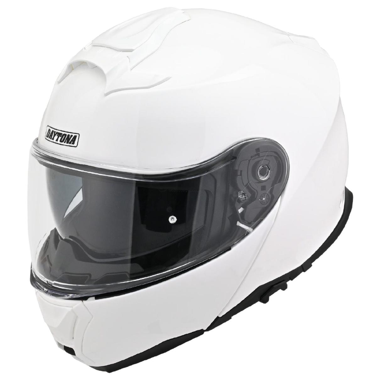 メーカー名：デイトナメーカー品番：61145デイトナ(Daytona) バイク用 ヘルメット システム SG規格 高強度ABS フリップアップ ピンロックシート付属 インナーバイザー / スピーカーホール装備 DN-010BT ホワイト L...
