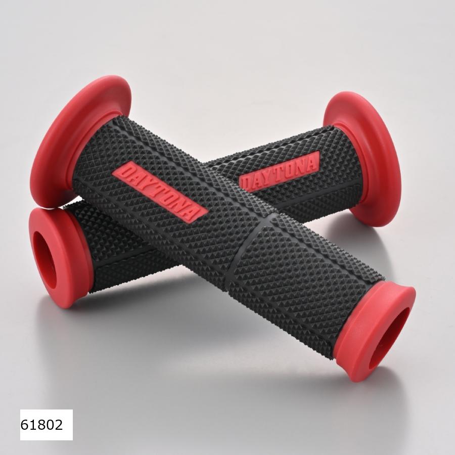 メーカー名：デイトナメーカー品番：61802GRIPPY GRIP GG-DUAL-BASE2（全長123mm / Φ22.2ハンドル用）ブラック/レッド販売備考：キャンセル不可商品です。