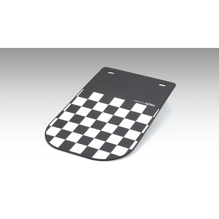メーカー名：キジマメーカー品番：206-9060◆ナンバープレート固定用ボルトとの共締めが可能なフラップです◆泥よけや、ドレスアップとしてのご使用が可能です◆材質：EVA樹脂◆カラー：黒×白◆サイズ：191×267mm◆取付穴ピッチ：120mm