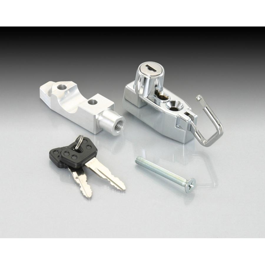 メーカー名：キタコメーカー品番：564-0501110レバーホルダーのブラケットにヘルメットロックを追加した便利なヘルメットホルダーから、さらにミラーホルダー機能を追加。ミラーだけでなく市販モバイルホルダー・デジタル油温計のステー等の固定と...