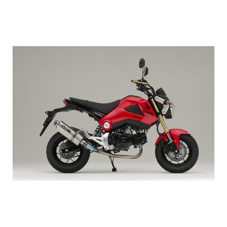 メーカー名：オーヴァーレーシングメーカー品番：16-22-01適合情報：ホンダ[HONDA] GROM [グロム125] 材質[素材]：エキゾーストパイプ：チタン テールパイプ：チタン サイレンサー：チタンサイズ：エキゾーストパイプ：φ35...