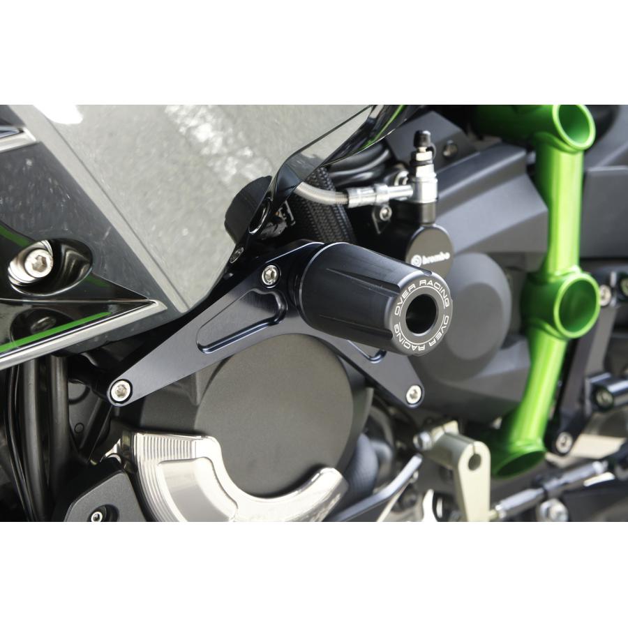 メーカー名：オーヴァーレーシングメーカー品番：59-87-012B適合情報：カワサキ[KAWASAKI] Ninja H2 [ニンジャH2] 15-16色[カラー]：ブラック/ブラック材質[素材]：ジュラコン、アルミ削り出し取り付けベースブ...