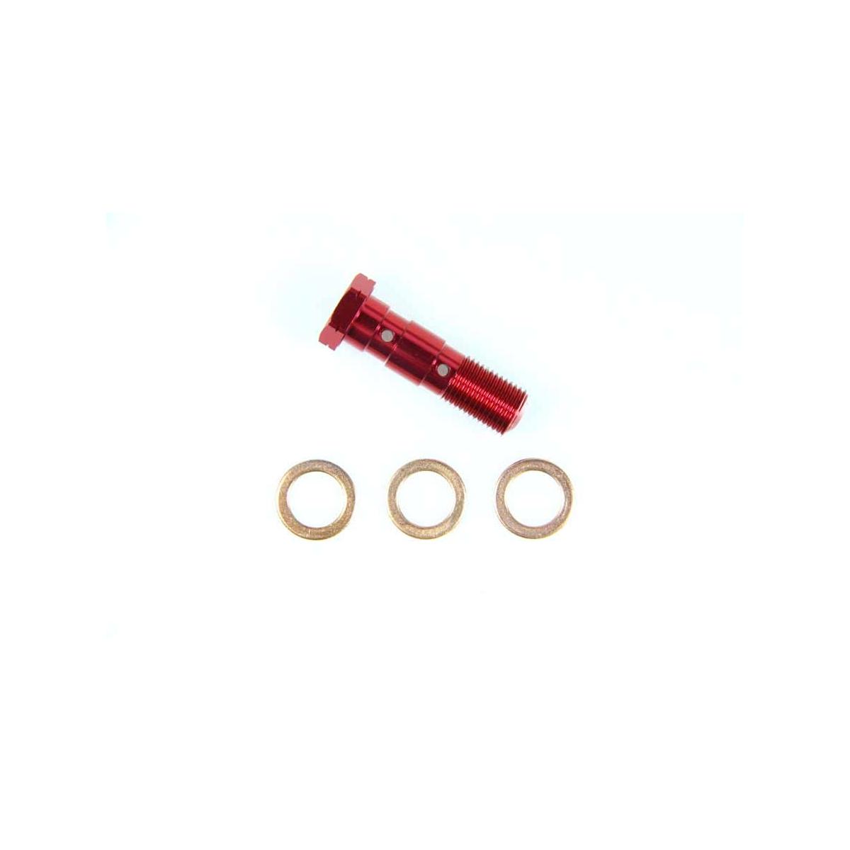 メーカー名：スウェッジラインメーカー品番：EAP303フィッティング色：レッドフィッティング素材：アルミボルトピッチ：M10×P1.00色[カラー]：レッド材質[素材]：アルミタイプ：ダブル付属品：クラッシュワッシャー【ご注意】ブレーキホー...