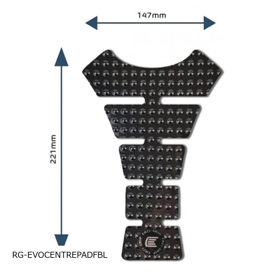 メーカー名：アールアンドジーメーカー品番：RG-EVOCENTREPADFBL販売備考：キャンセル不可商品です。 Centre Tank Pads in Black - Design F Design F