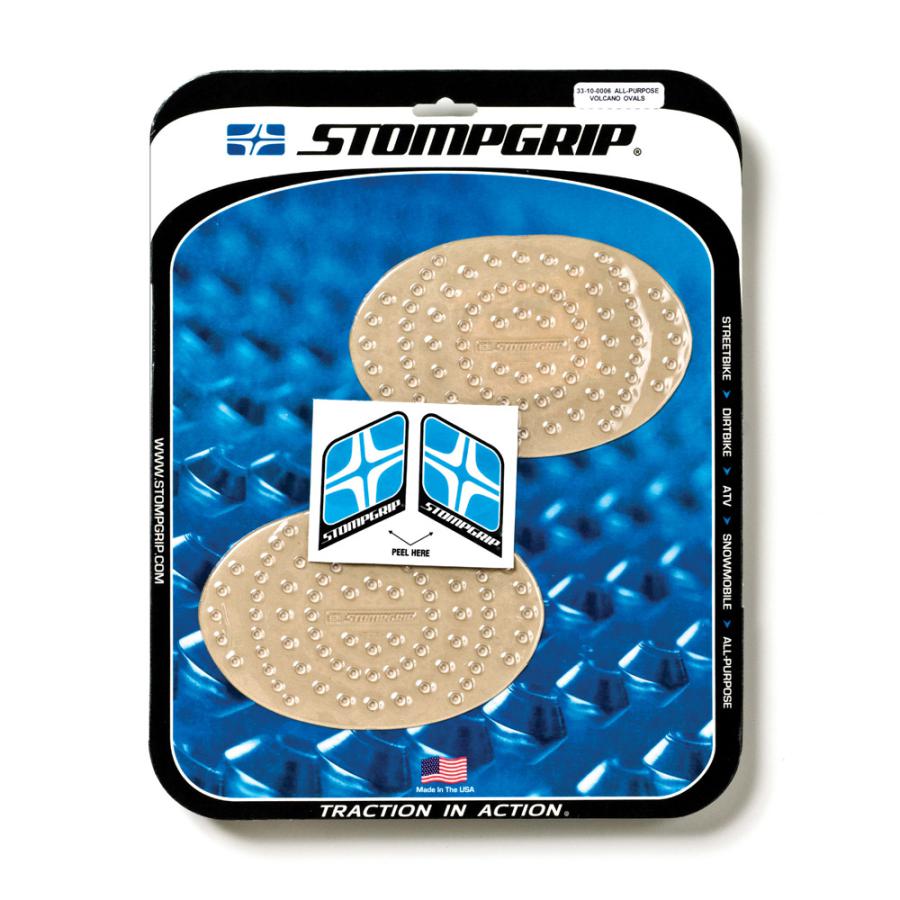 メーカー名：ストンプグリップメーカー品番：50-10-0003C販売備考：全て透明なパッドで構成された製品には品番末にCを追加表記します。タイプ：OVALS色[カラー]：クリアサイズ：10.8X17.1cm材質[素材]：エラストマー樹脂備考...
