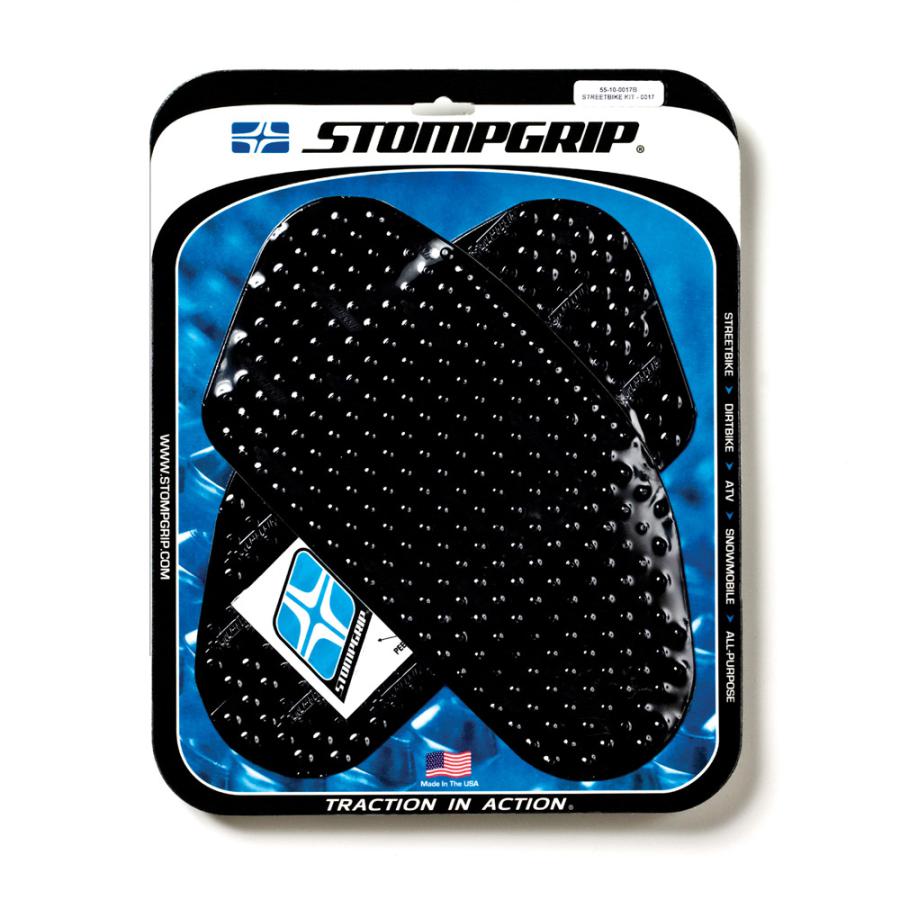 メーカー名：ストンプグリップメーカー品番：55-10-0017B販売備考：全て黒いパッドで構成された製品には従来通り品番末にBを表記します。適合情報：ホンダ[HONDA] CBR600RR 03-06色[カラー]：ブラック材質[素材]：エラ...