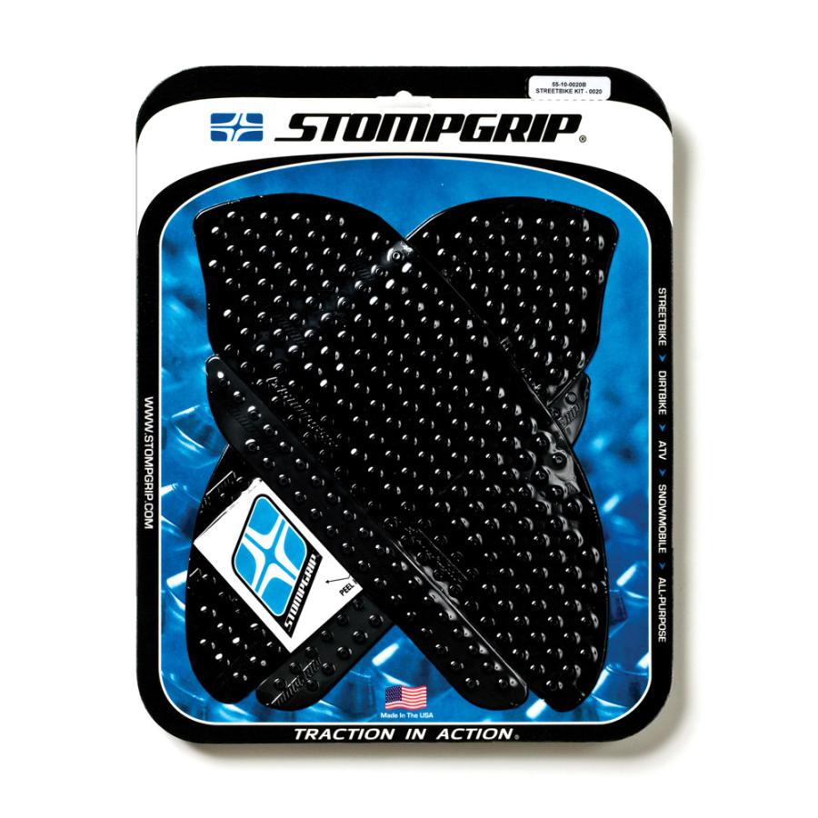 メーカー名：ストンプグリップメーカー品番：55-10-0020B販売備考：全て黒いパッドで構成された製品には従来通り品番末にBを表記します。適合情報：ホンダ[HONDA] CBR600RR 07-12色[カラー]：ブラック材質[素材]：エラ...