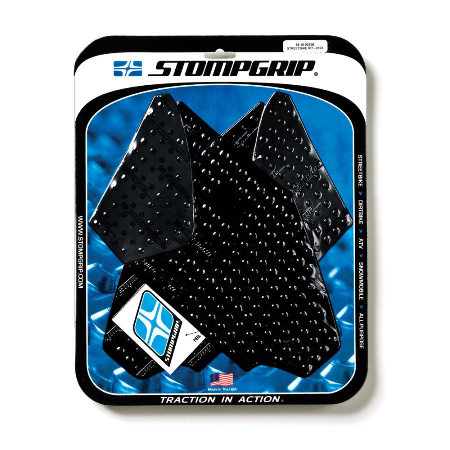 メーカー名：ストンプグリップメーカー品番：55-10-0023B販売備考：全て黒いパッドで構成された製品には従来通り品番末にBを表記します。適合情報：ホンダ[HONDA] CBR1000RR 12-16色[カラー]：ブラック材質[素材]：エ...