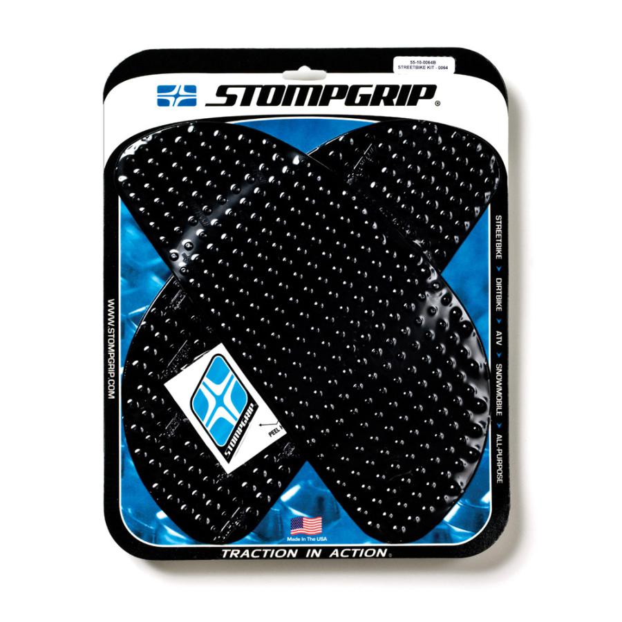 メーカー名：ストンプグリップメーカー品番：55-10-0064B販売備考：全て黒いパッドで構成された製品には従来通り品番末にBを表記します。 装着箇所を洗浄し汚れや油分を落としてください(ケミカルでなく中性洗剤をご使用ください)。色[カラー...
