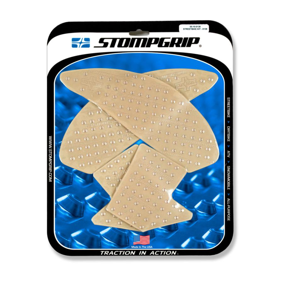 メーカー名：ストンプグリップメーカー品番：55-10-0138C販売備考：全て透明なパッドで構成された製品には品番末にCを追加表記します。 装着箇所を洗浄し汚れや油分を落としてください(ケミカルでなく中性洗剤をご使用ください)。適合情報：ヤ...
