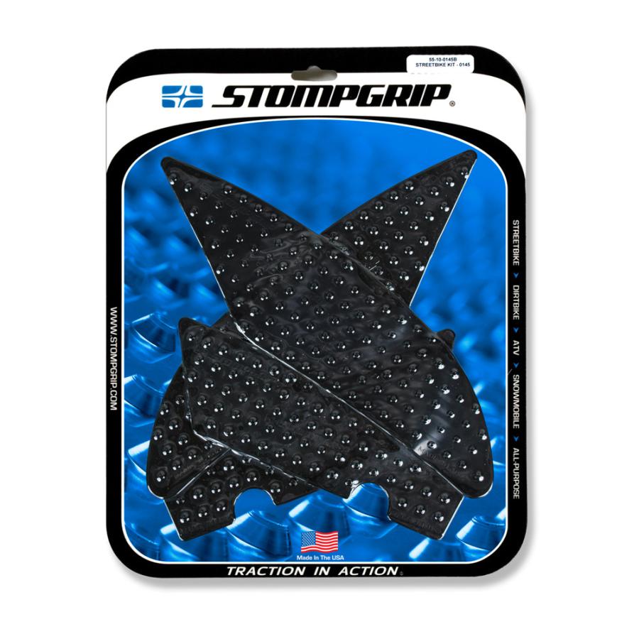 メーカー名：ストンプグリップメーカー品番：55-10-0145B販売備考：全て黒いパッドで構成された製品には従来通り品番末にBを表記します。 装着箇所を洗浄し汚れや油分を落としてください(ケミカルでなく中性洗剤をご使用ください)。適合情報：...
