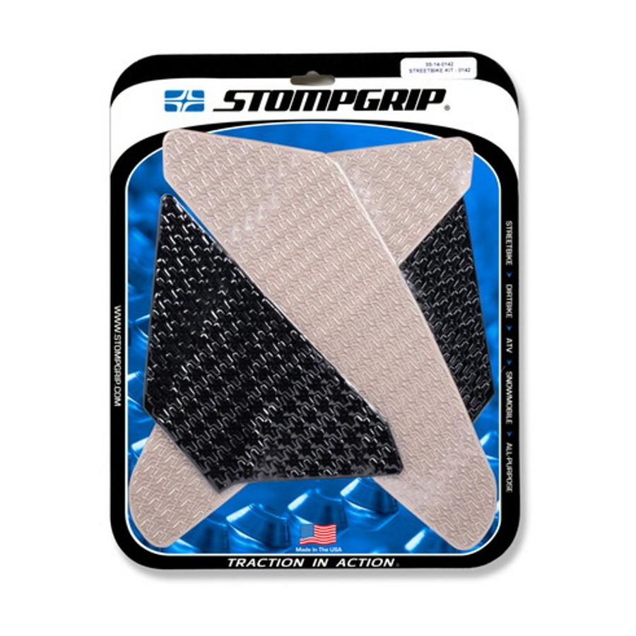 メーカー名：ストンプグリップメーカー品番：55-14-0142H販売備考：ハイブリッド、透明と黒の片面複数枚構成された製品には品番末にHを追加表記します。 装着箇所を洗浄し汚れや油分を落としてください(ケミカルでなく中性洗剤をご使用ください...