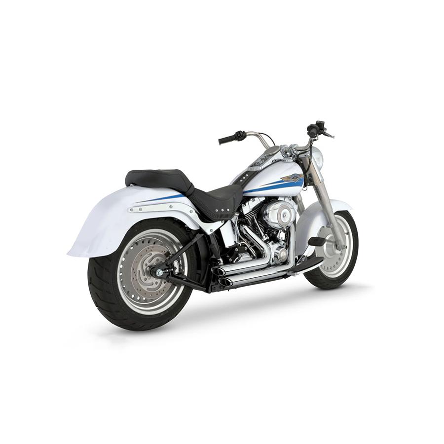 メーカー名：バンスアンドハインズメーカー品番：1800-0452ショートタイプの2-2タイプエキゾースト。リアタイヤ手前でスラッシュカットされたエキゾーストはスタイリッシュな2重構造で、ショートタイプならではのバンス＆ハインズ伝統のホットロ...