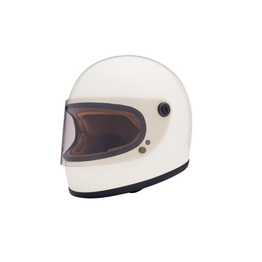 メーカー名：ジーロットメーカー品番：NVC0016/Lカタログ品番：P110-1473NV RoadRacer2（NVロードレーサー2）本物のカーボンを採用したビンテージフルフェイスを大胆にビンテージホワイトにペイントしたモデル。帽体はカー...