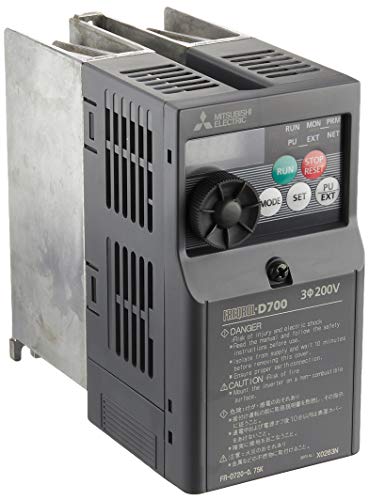 単品・ブラック FR-D720-0.75K・・PatternName:FR-D720-0.75KStyle:単品・適用モーター容量（kW）：0.75・電圧クラス：200Vクラス・電源相数：3相入力・制御方式：Soft-PWM制御/高キャリア...
