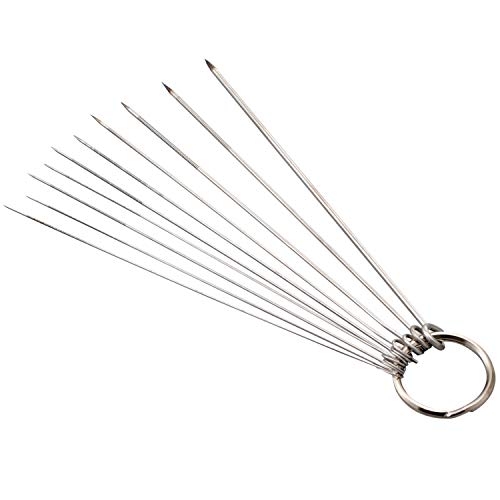 ピン・ 75252・・Style:ピン説明 商品紹介 ●線径0.4mm~1.6mmまで10本揃った全長120~130mmのピンクリーナー。キャブレターなどの細い穴が多い部分の洗浄に最適! ●先端を尖らせているため、小さい穴にも入りやすく、か...