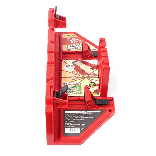 インダストリアル・赤 GTMB-04・原産国:中国・用途:木材切断用のガイド・使用木材サイズ:幅100mmx厚み60mm以下・ガイド:横90度/45度/22.5度・クランプ:4か所説明 鋸をガイドに合わせて切るだけで、90度、45度、22....