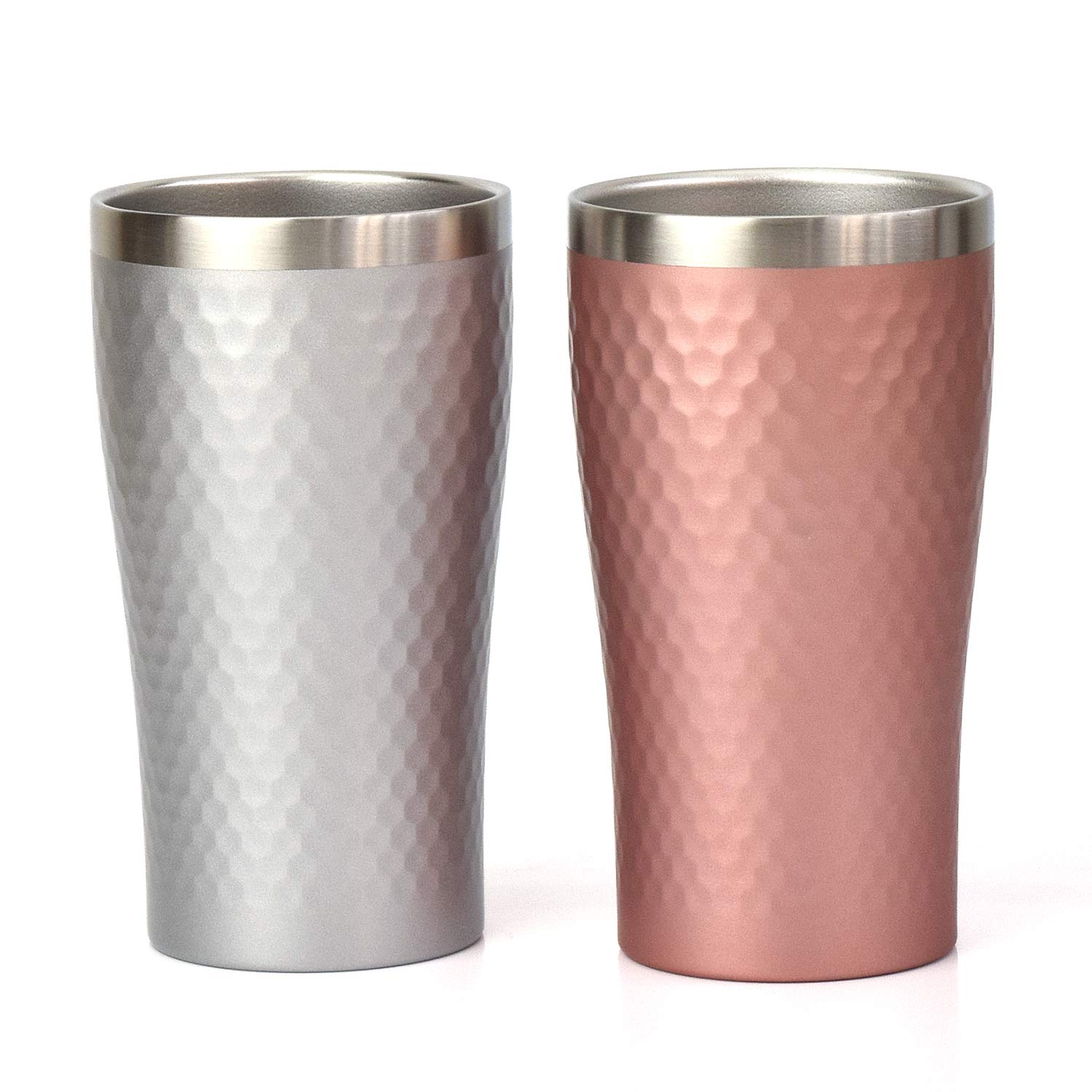 洋食器シルバー&ピンク/2個入り(ギフトセット)/05677・Color:シルバー&ピンクStyle:洋食器・パッケージ個数:1・サイズ:約直径7.5×高さ13.5cm・素材:18-8ステンレス・生産国:中国・容量:約370・セット内容:タ...