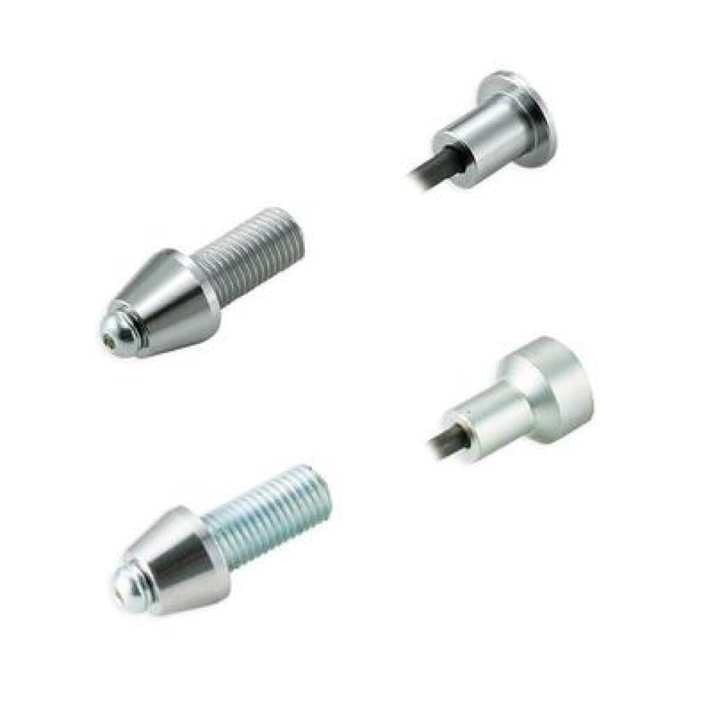 Silver/-/MNR02027・パッケージ個数:1・ネジピッチ:1.0固定トレーナー用リアスルーアクスルアダプター12mmテーパー形状ネジピッチ1.0主にスペシャライズド社のテーパー状になっているスルーアクスルタイプに対応します