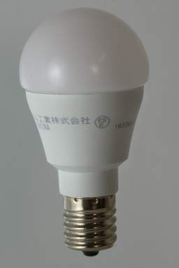 昼白色/φ38×75/LDA5ND40WE17T2・パッケージ個数:1・3.8×7.5cm・AC100V 40W相当 口金E17 5.3W 昼白色 調光タイプ・本体重量(kg):0.1長寿命、省エネのLED電球 調光タイプ AC100V 4...