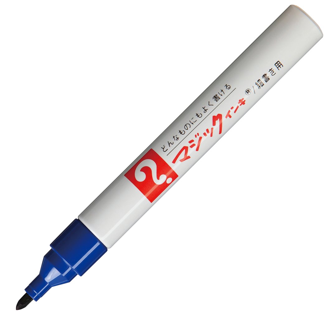 細字青 10本/-/B-M500-T3・Color:青 10本・パッケージ個数:1・【マジックインキ】どんなものにも書ける魔法のインキ／油性染料・【線幅】1mm〜1.5mm／細書き用（No.500）・【用途】紙・布・革・木材・陶器・ガラス・...