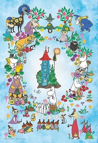 リース-/300ピース/-・Size:300ピースStyle:リース・ムーミン300ピースパズル・(C)Moomin Characters TM商品紹介 ムーミンジグソーパズルに優しい雰囲気の水彩タッチのデザインが登場！ ムーミンバレーの美...