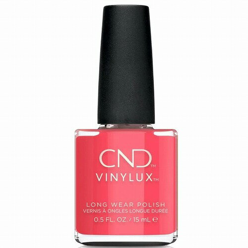 CND VINYLUX（バイナラクス） ベースコート機能を併せ持つ速乾性の高いポリッシュと、自然光に反応して耐久性をより高めるトップコートのコンビで塗ってから約8分半でドライを実現。 ポリッシュとトップコートのたったの2ステップ！ キラリ1...