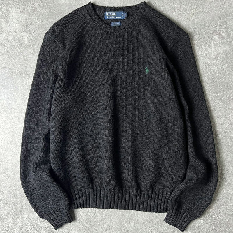No... f080226-02age... 1990年代brand... POLO RALPH LAURENcolor... ブラックmaterial... 100% COTTONsize... L─ description ─90年代の...