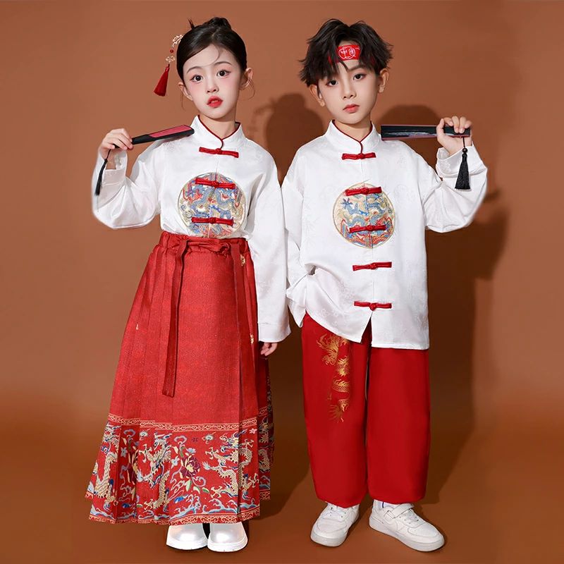 キッズ コスプレ 舞台 シャツ パンツ スカート キッズ ダンス衣装 中国風 ステージ演出服 女の子 男の子 長袖 上 子供服 シャツ パンツ セットアップ キッズ ダンス衣装 女の子メーカー希望小売価格はメーカーカタログに基づいて掲載しています